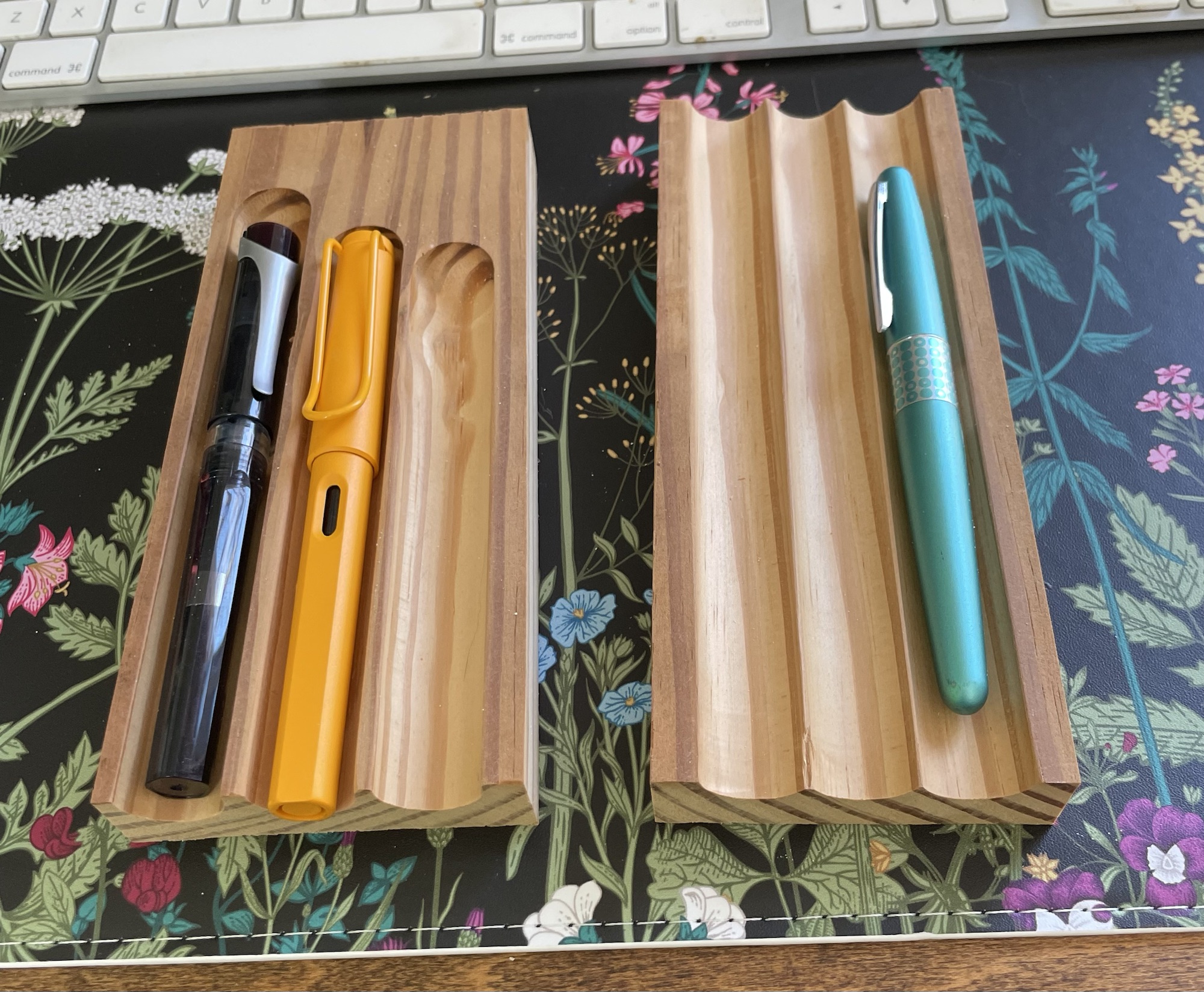 A wall-hanging desk organizer | Jill Carson